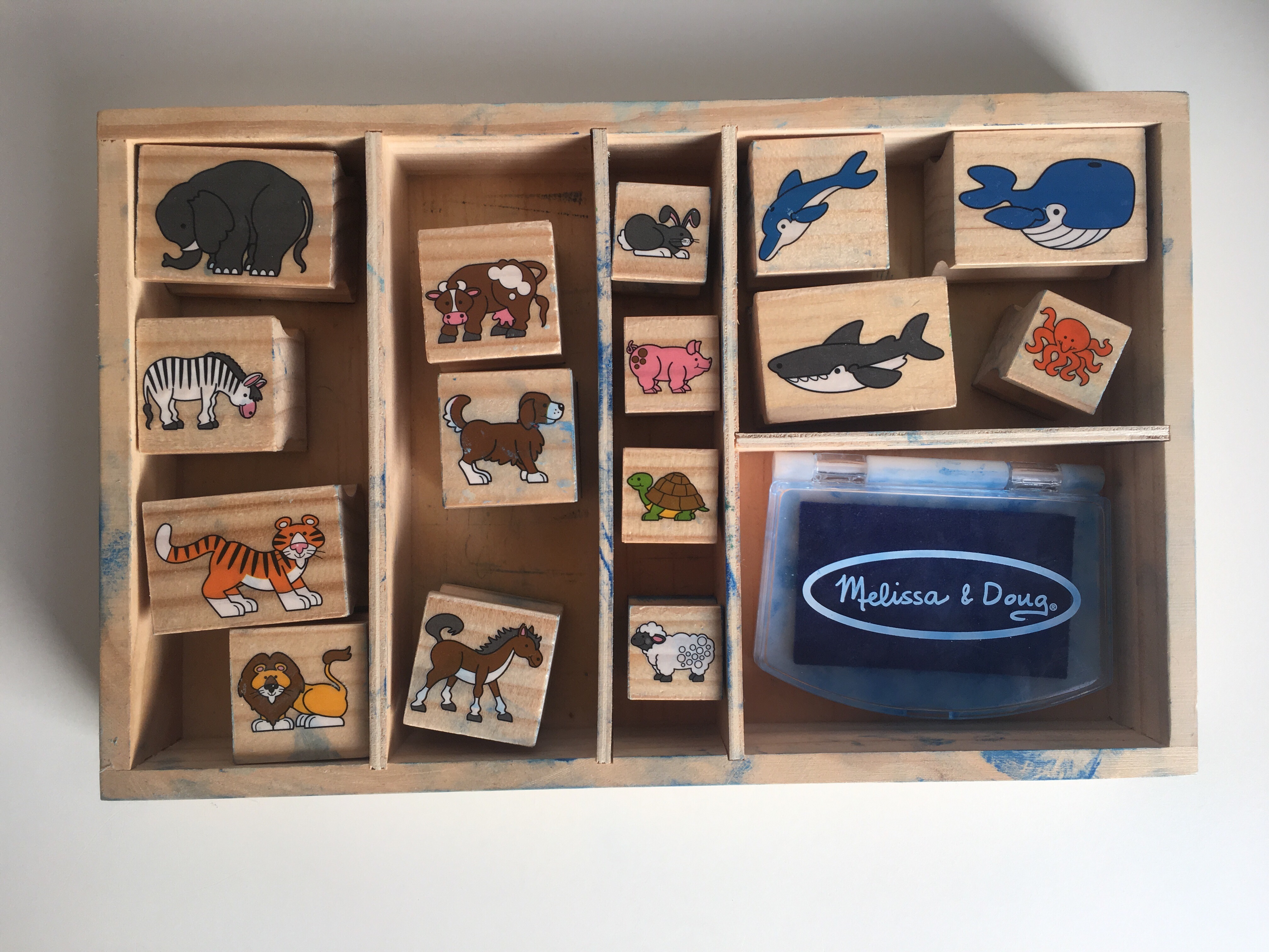 Toddler art: stamping with ink – A Beautiful Childhood